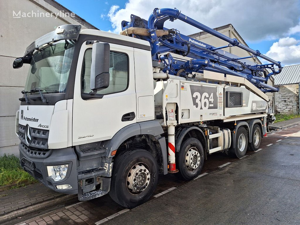 Putzmeister BSF36-4.16 H High line na šasiji Mercedes-Benz Arocs 3240 pumpa za beton