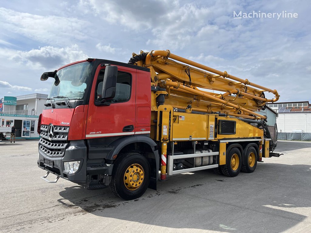 Putzmeister BSF36-4.16 HLS na šasiji Mercedes-Benz Arocs 3240 pumpa za beton