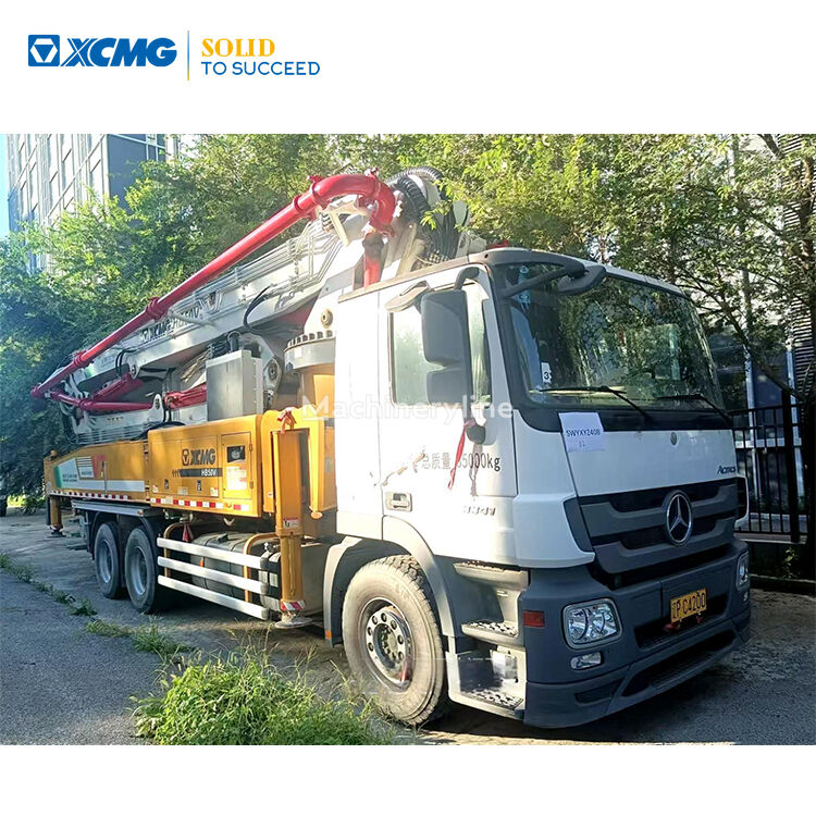 XCMG HB50V na šasiji Mercedes-Benz pumpa za beton