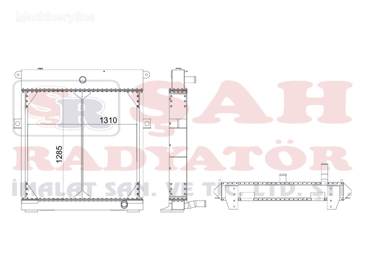 Komatsu OEM 21N-03-37700 ŞAH - PC 1250-7 - radijator za hlađenje motora za bagera