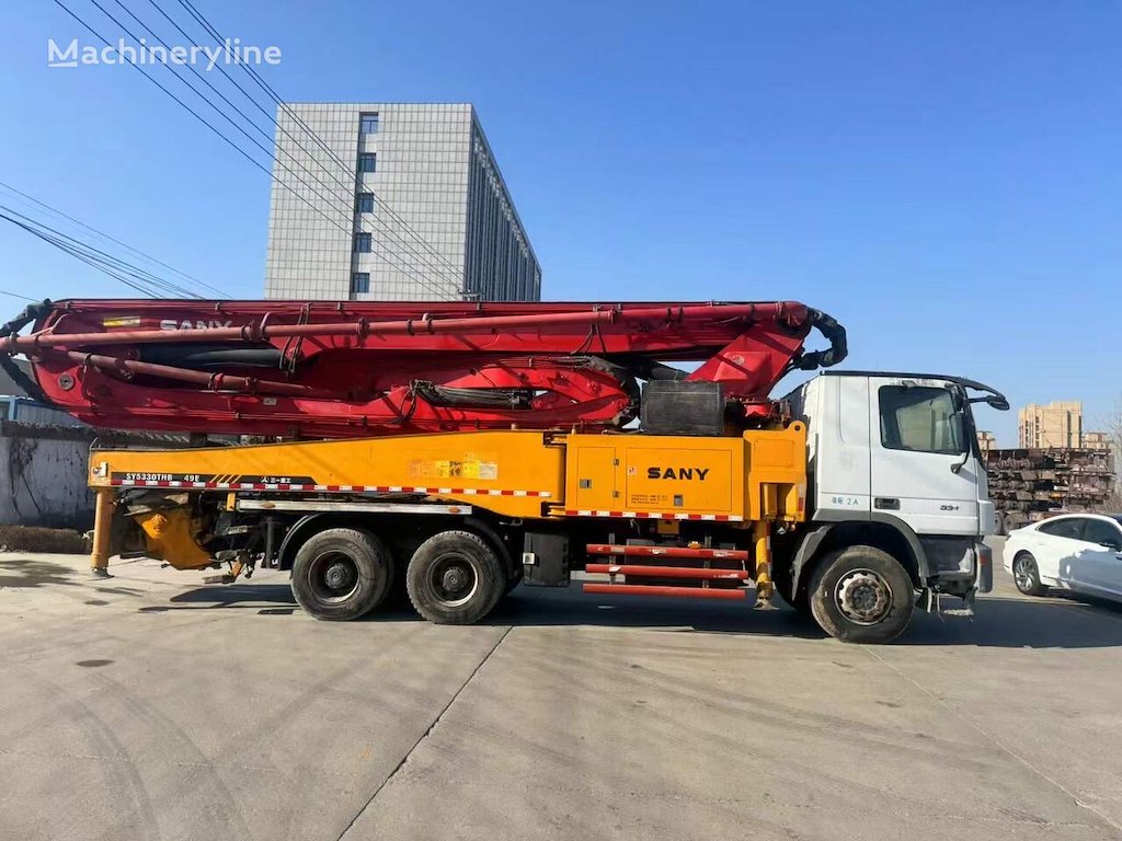 Sany 5330THB na šasiji Mercedes-Benz pumpa za beton