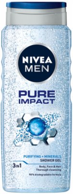 GEL ZA TUŠIRANJE MEN PURE IMPACT 500ML NIVEA
GEL ZA TUŠIRANJE MEN PURE IMPACT 500ML NIVEA