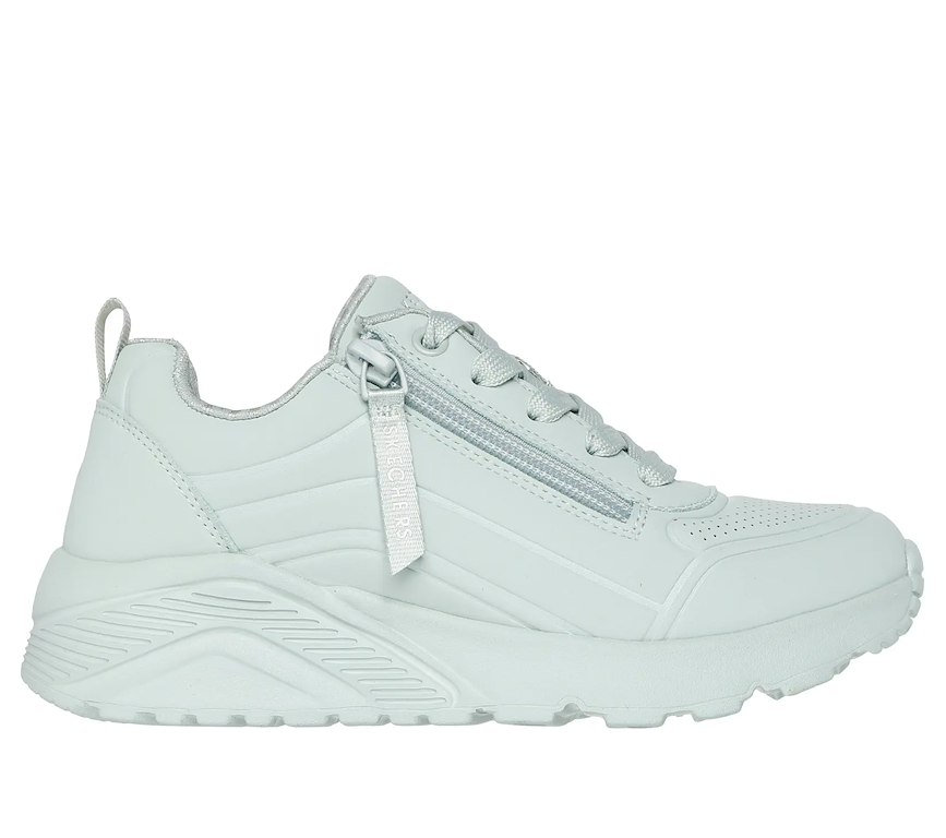 Skechers Patike za devojčice Uno Lite-Easy Zip, 310387L-SAGE, Svetlozelene