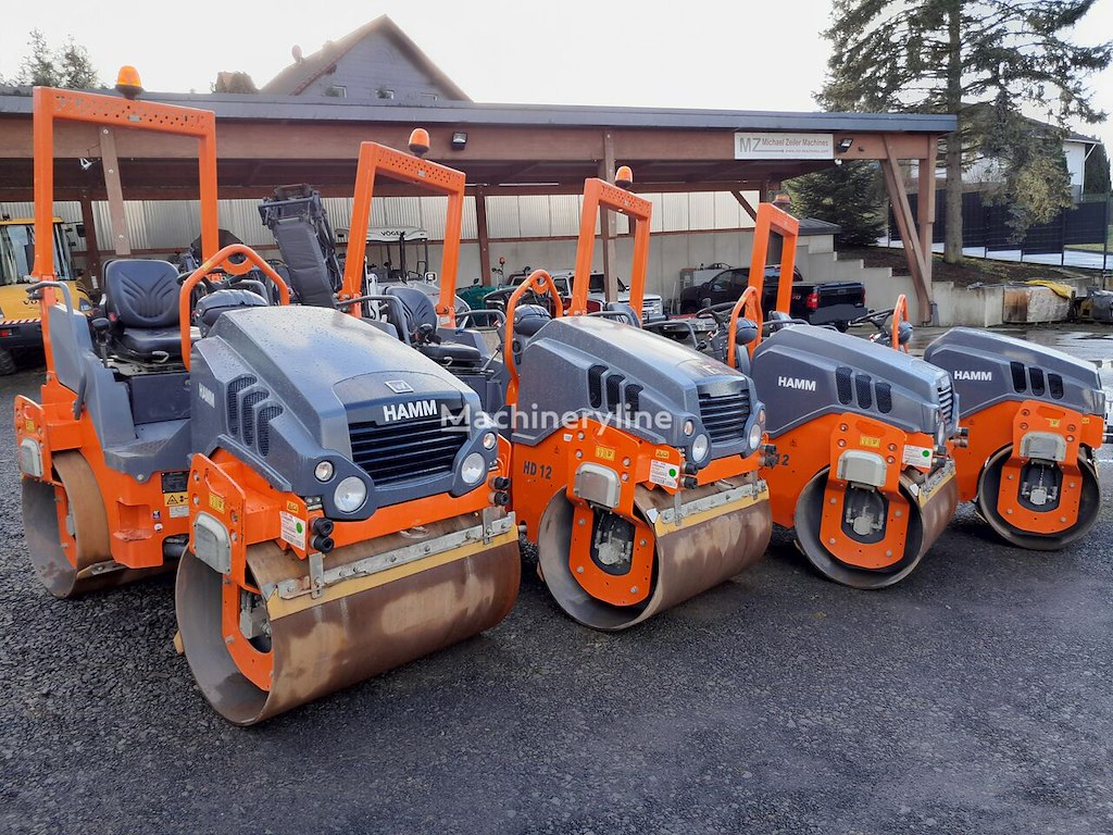 Hamm 2021 HD 12 VV * 220 hrs !! * KUBOTA engine mali valjak