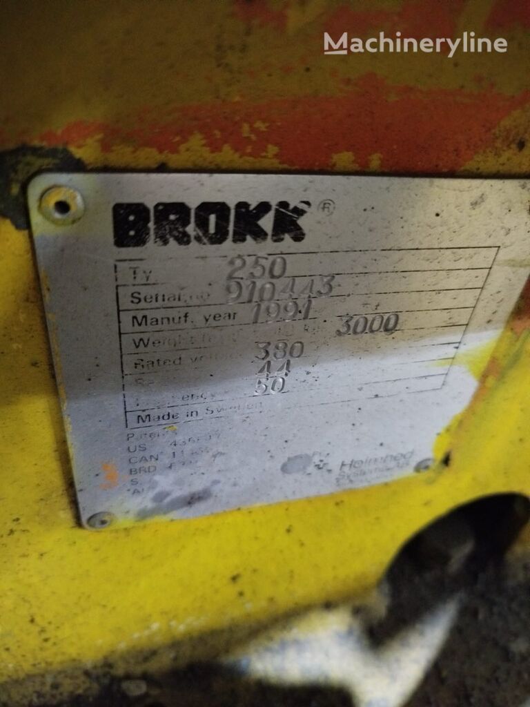 Brokk 250 mini bager