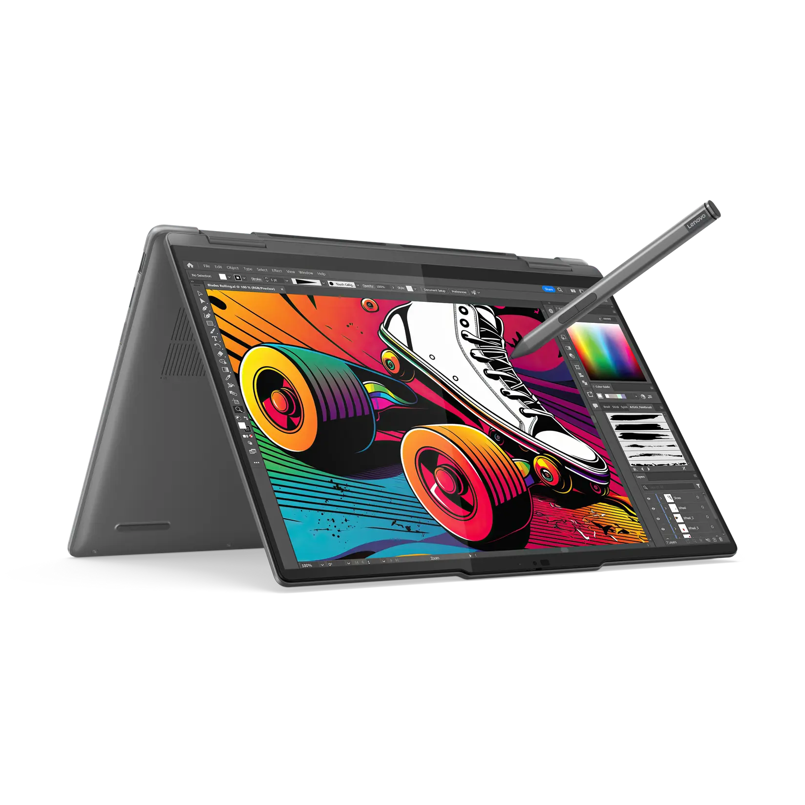 Lenovo laptop Yoga 7 2in1 14IML9 (Storm Grey/ Aluminium) Ultra 7 155U 16GB 1TB 14.0" 2.8K WQXGA+ (2880x1800) OLED 83DJ00B7YA