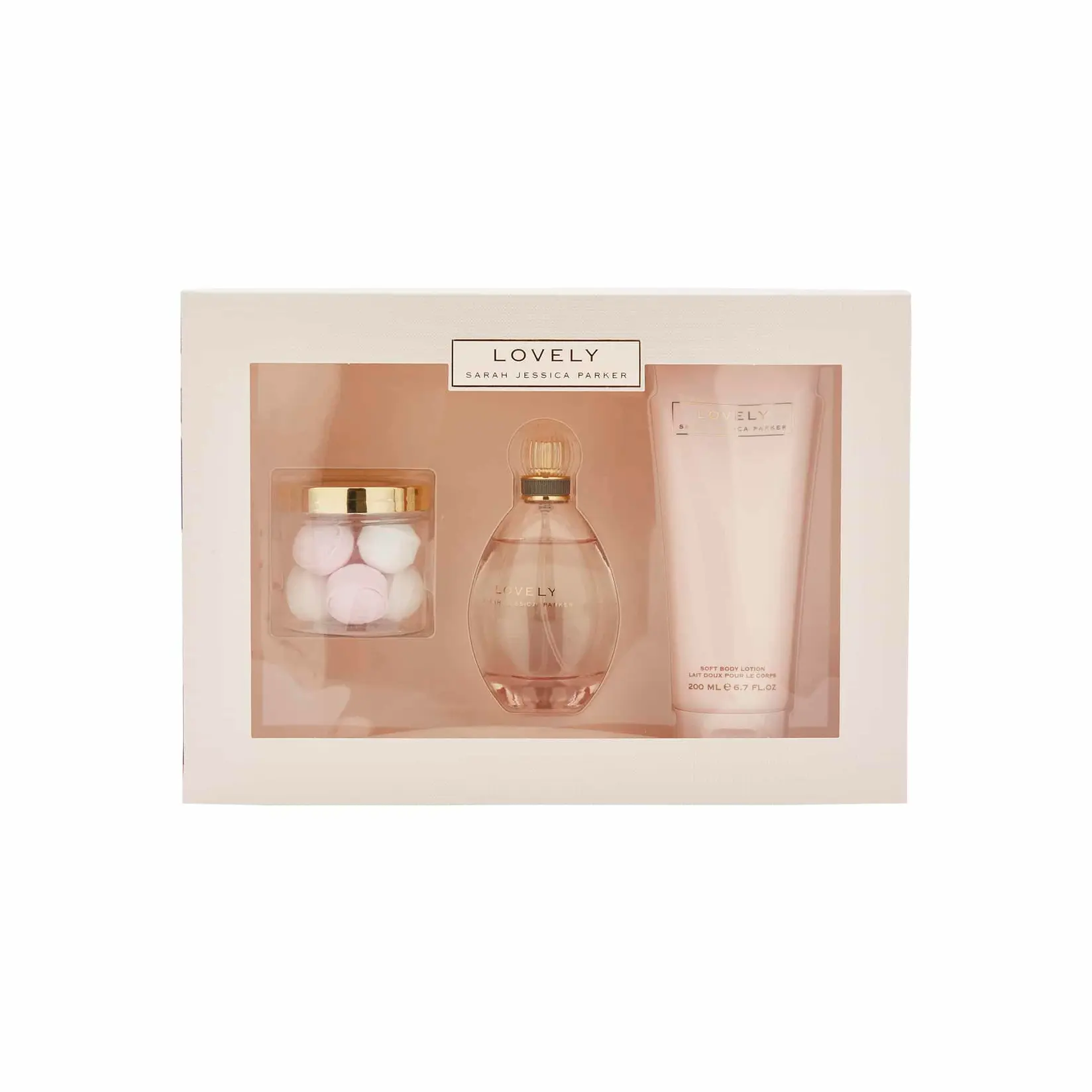 SARAH JESSICA PARKER Ženski poklon set Lovely (EDP 100ml+ BL 200ml+ Kugle za kupanje)