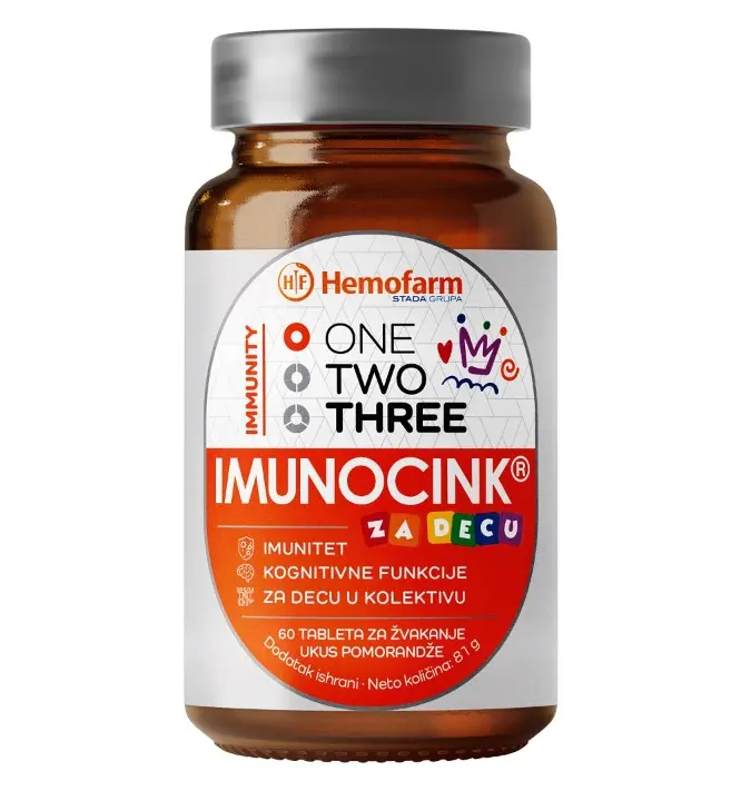 ONE TWO THREE Imunocink za decu, 60 tableta