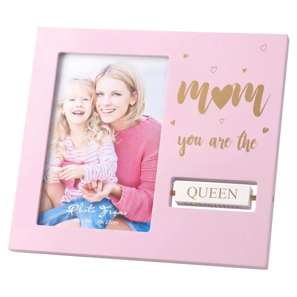 TAKK Ram za slike Mom you are the greatest, 10x15cm, Roze