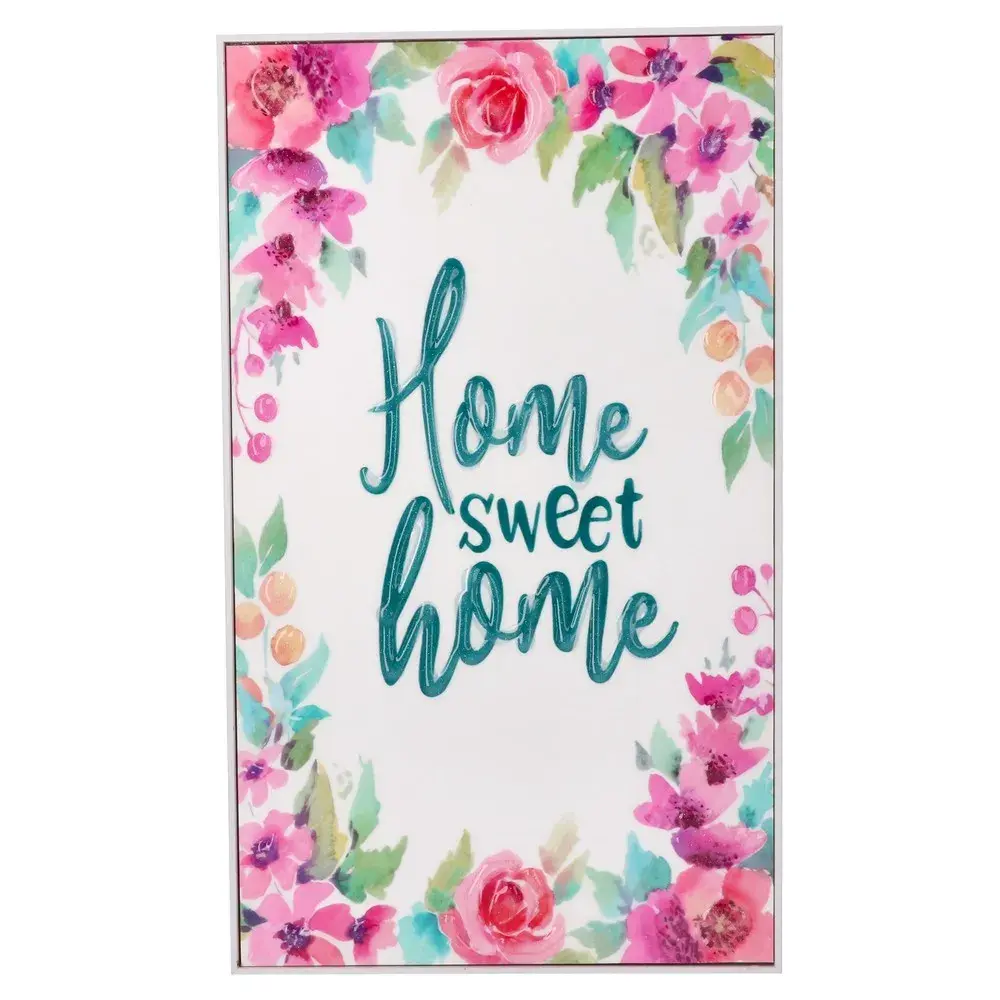 Dekorativna slika Home sweet home, 29x49cm