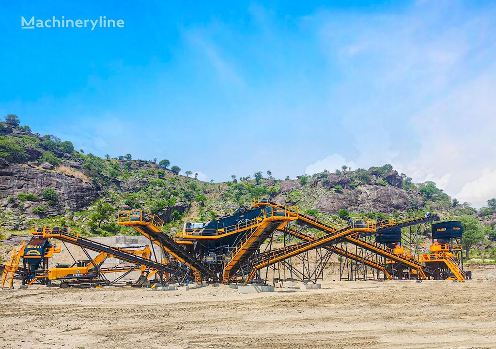 Nova FABO STATIONARY TYPE 200-350 T/H HARDSTONE CRUSHING & SCREENING PLANT drobilica za kamen