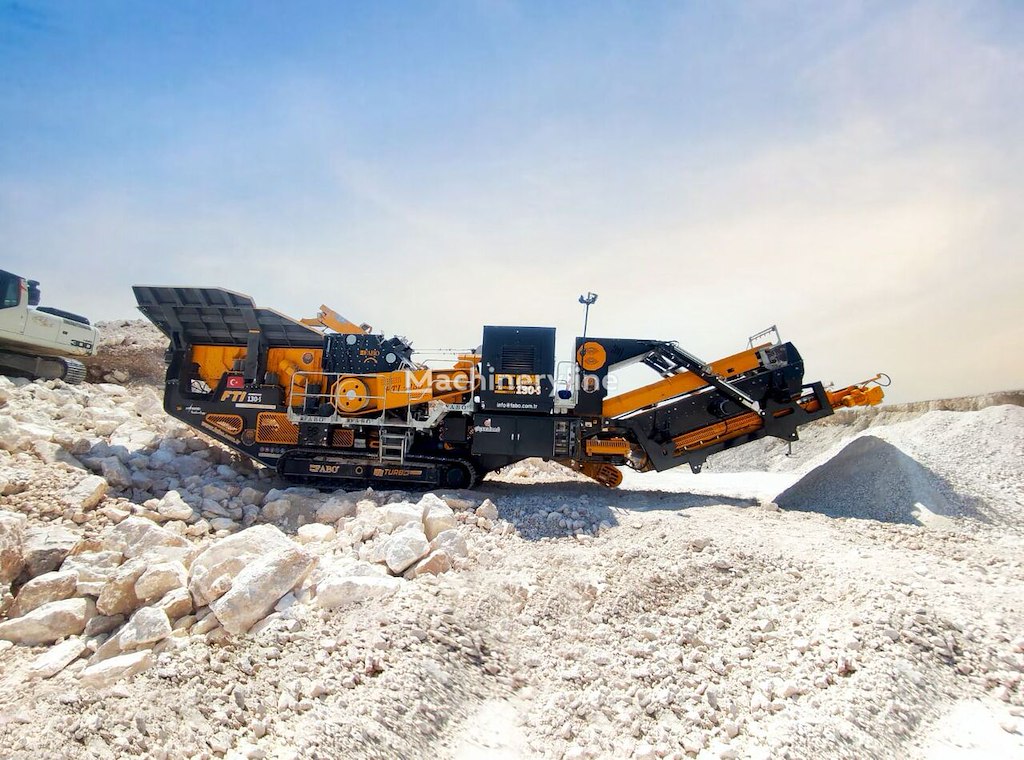 Novo FABO FTI-130S TRACKED IMPACT CRUSHER WITH POST SCREEN 450-500 TPH mobilna postrojenje za drobljenje