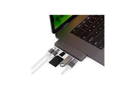 FAST ASIA Adapter-konvertor TIP-C na HDMI + 2XUSB 3.0 + SD/Micro SD + 2xTIP C (plug in) OUTLET