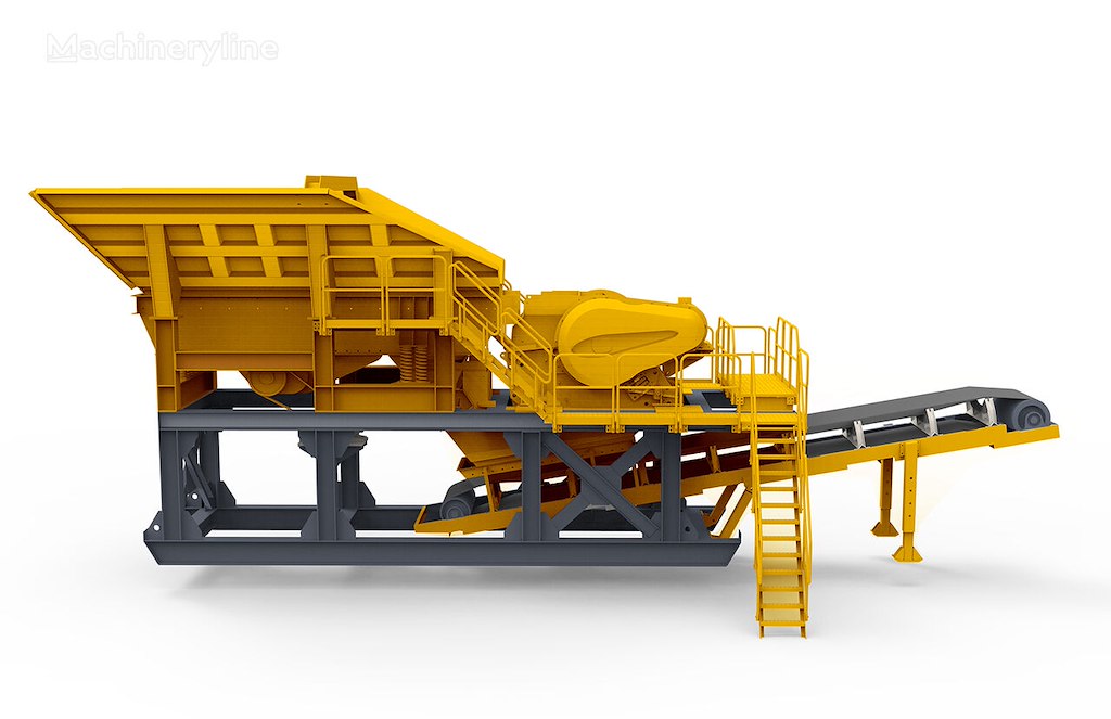 Novo Kinglink Skid Mounted Portable Jaw Crusher Plant mobilna postrojenje za drobljenje