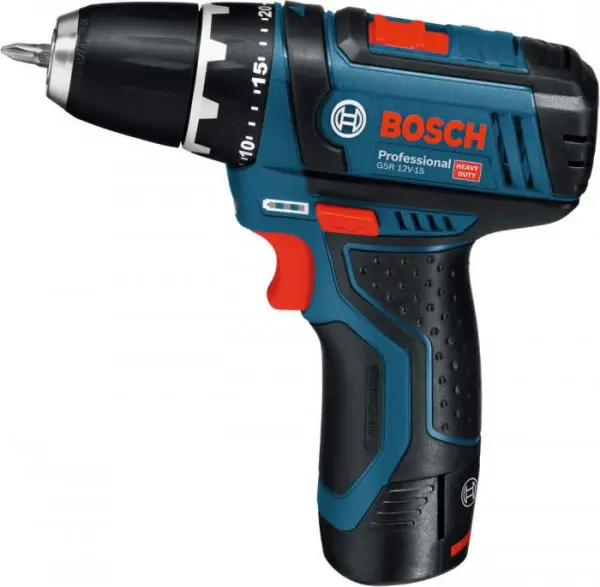 BOSCH Akumulatorska bušilica-odvrtač GSR 12V-15, 108V