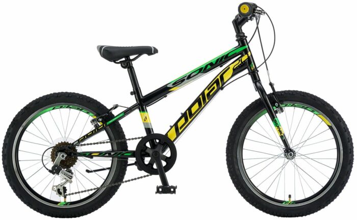 Bicikl Polar Sonic 20 black-green-yellow