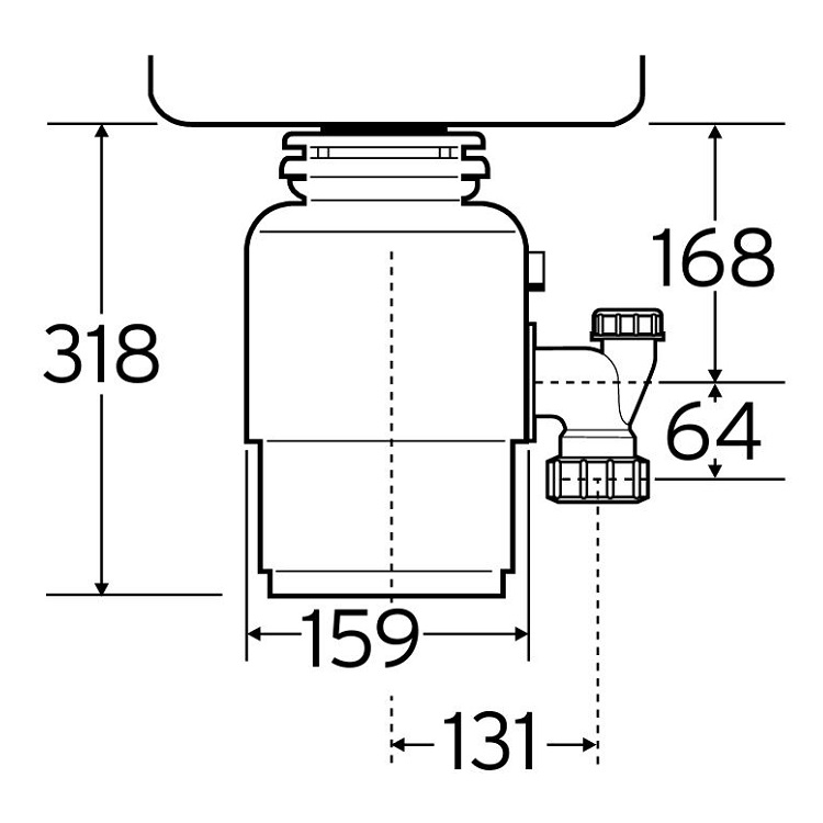 InSinkErator drobilica ISE 46 + 2 77969A