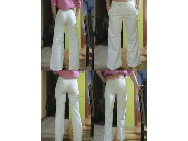 Bele pantalone, 2 para. S/M