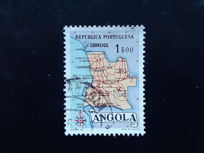 PORTUGALSKA KOLONIJA ANGOLA 1955