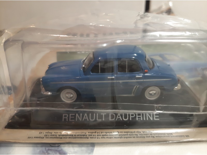 LEGENDAR AUTO RANAULT DAUPHINE DE AGOSTINI 1:43 NOV!