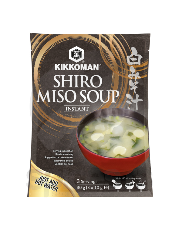 Kikkoman Shiro Miso instant supa 3x10gr