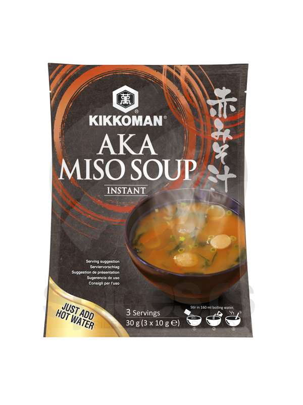 Kikkoman Aka Miso instant supa 3x10gr