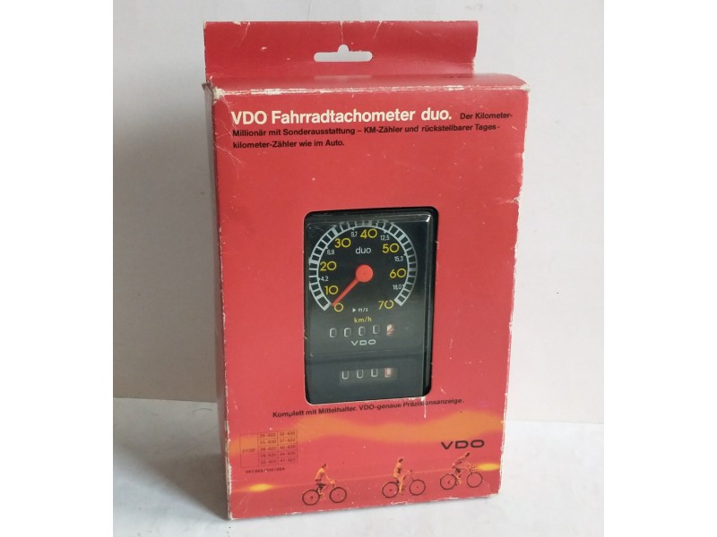 brzinomer VDO DUO Made in Swiss