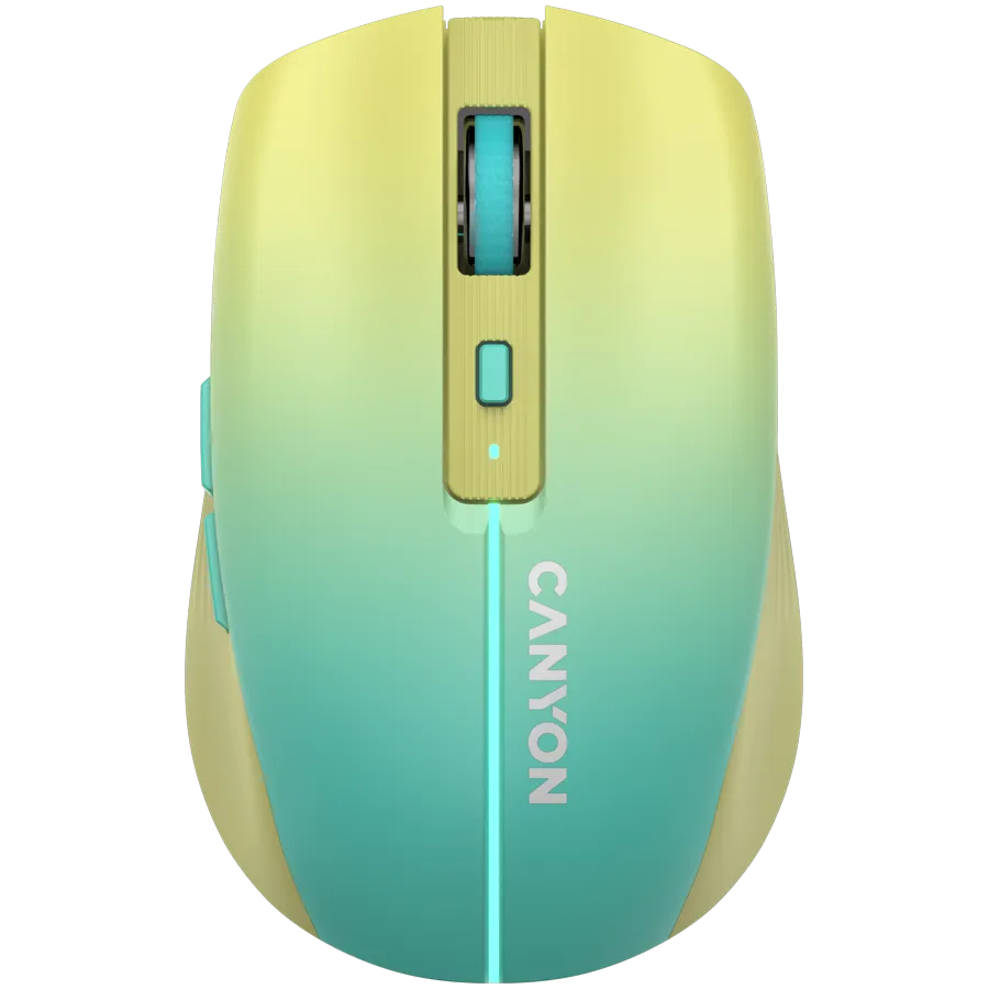 CANYON mouse MW-44 Wireless Charge Yellow Blue