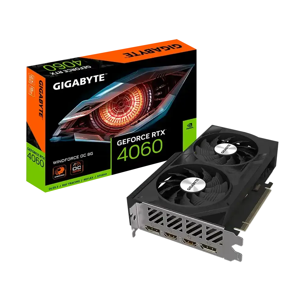 Grafička karta Gigabyte GeForce RTX 4060 GV-N4060WF2OC-8GD 8GB 128bit 2xDP/2xHDMI bulk