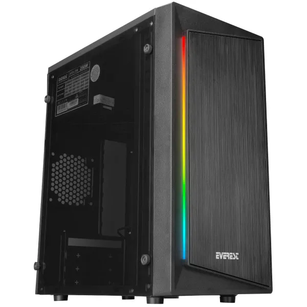 Kuciste Everest Blazon Peak 250W PSU, Acrylic Panel Gaming RGB