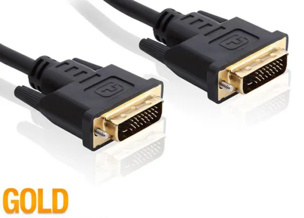 Kabl S-link SL-DVI218 DVI na DVI 24 + 1M Gold 1,8m