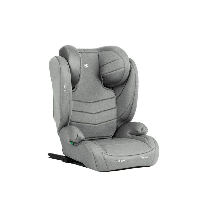Kikka Boo Autosedište za decu 100-150 cm I-Stand I-Size Isofix Light Grey KKB52012