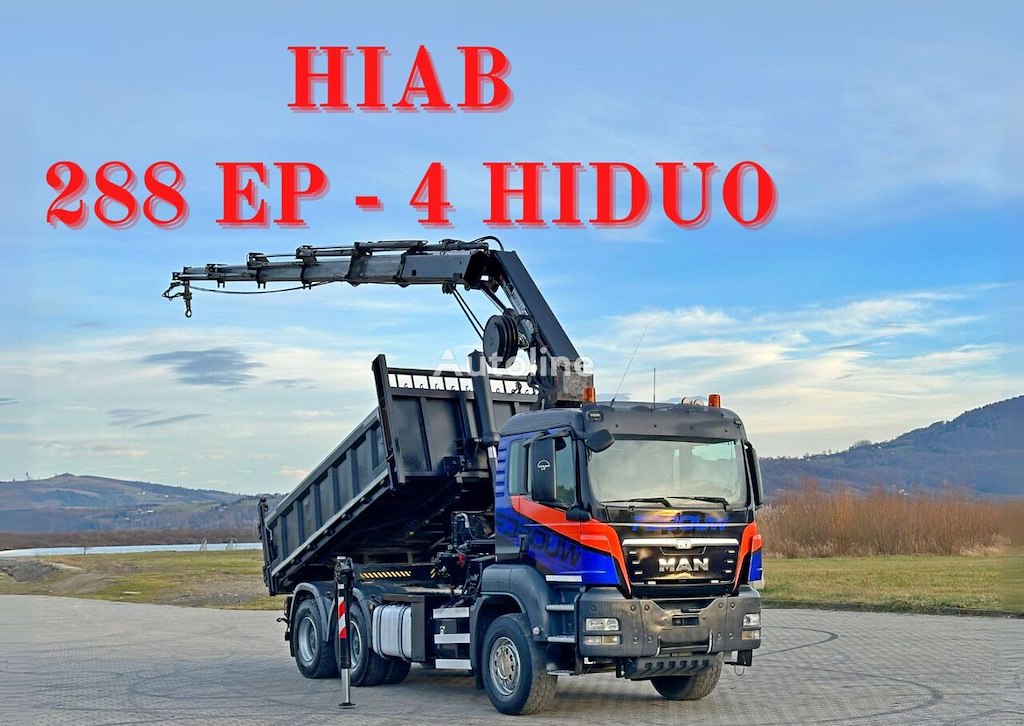 MAN TGS 33.480 * HIAB 288 EP - 4 HIDUO/ FUNK * 6x4 kiper