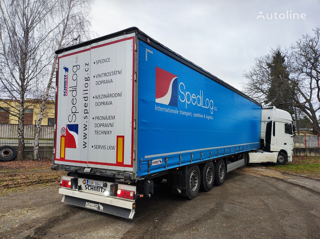 Schmitz Cargobull SCS 24/L standart,axles ROTOS,TOP CONDITION!!! XL code poluprikolica sa kliznom ceradom