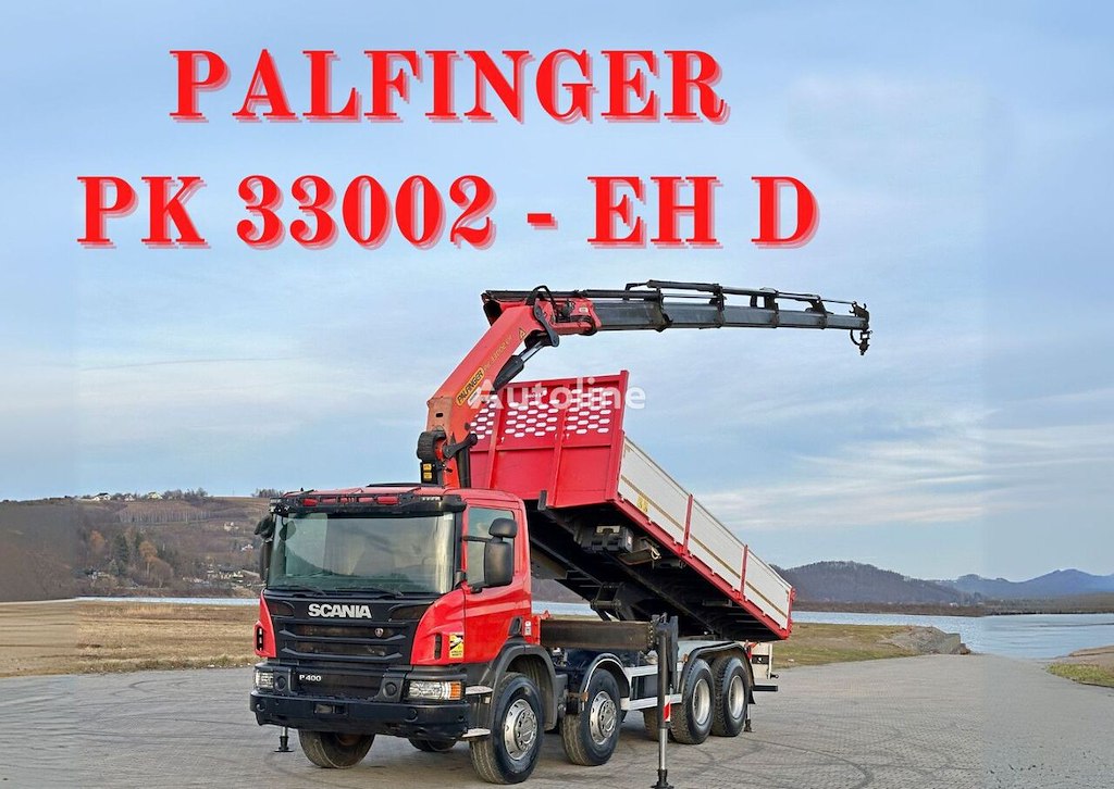 Scania P 400 Kipper 6,80 m * PK 33002-EH D + FUNK * 8x4 kiper