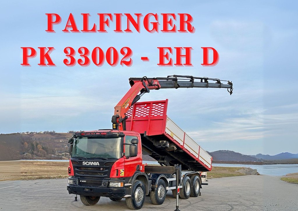 Scania P 400 Kipper 6,80 m * PK 33002-EH D + FUNK * 8x4 kiper