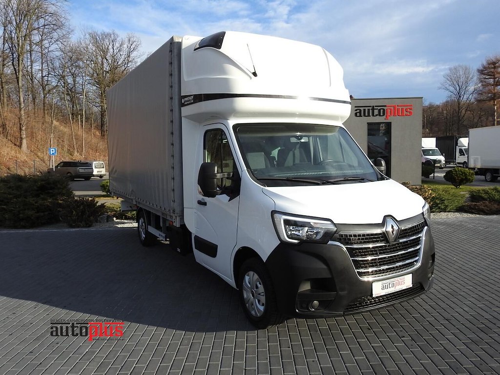 Renault MASTER PLANDEKA 10 PALET TEMPOMAT KLIMATYZACJA LEDY PNEUMATYKA kamion s ceradom < 3.5t