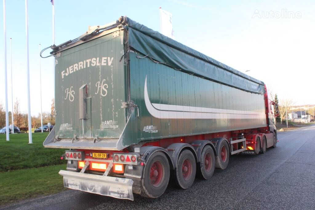 AMT TK400 4 akslet 60 m3 tiptrailer m. åbenbar side poluprikolica kipera