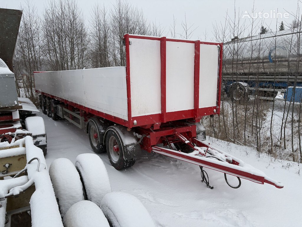 Mestone perävaunu kipillä prikolica sa ravnom platformom