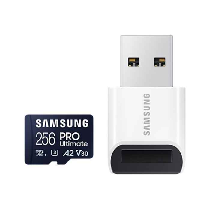 Memorijska kartica Samsung PRO Ultimate MicroSDXC 256GB U3 + USB reader MB-MY256