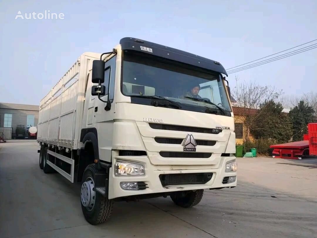 Howo 6x4 371 engine stake truck 30 tons vegetable cargo transpor kiper