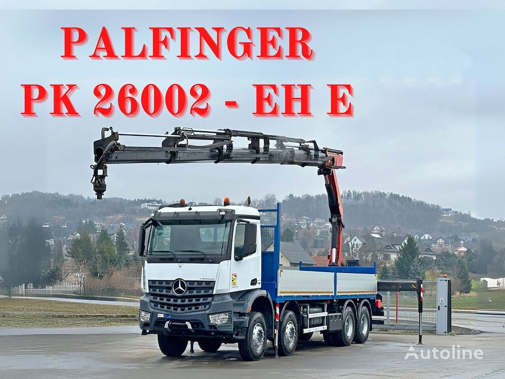 Mercedes-Benz AROCS 3242* PK 26002 - EH E + FUNK * 8x4 * TOP kamion s ravnom platformom