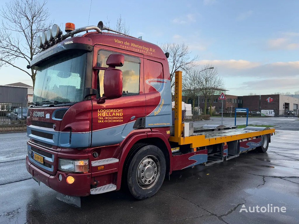 Scania P420 4X2 - EURO 5 + MANUAL GEAR + VBG VANGMUIL kamion s ravnom platformom