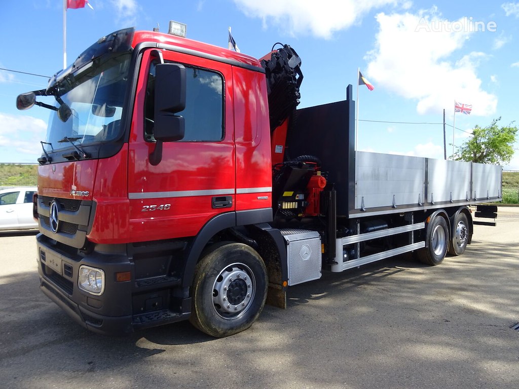 Mercedes-Benz ACTROS 2546 kamion s ravnom platformom