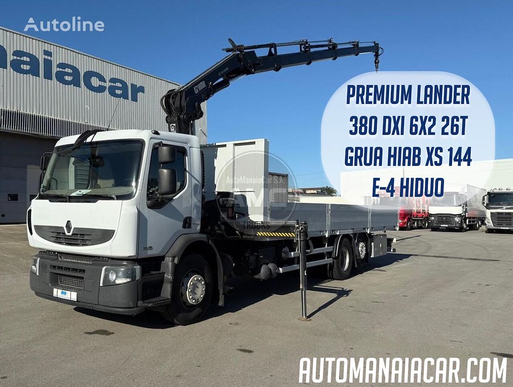 Renault PREMIUM LANDER 380 DXI kamion s ravnom platformom