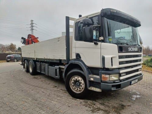 Scania 114 6x2 380 BEZ HDS !! kamion s ravnom platformom