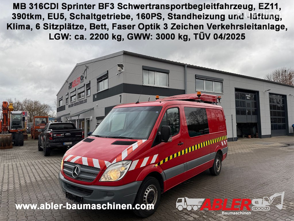 Mercedes-Benz Sprinter 316 CDI BF3 Bett Standheizung kombi minibus