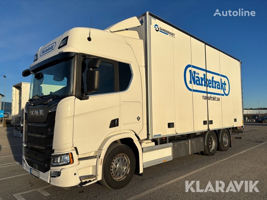 Prodaje se Scania R520 6x2 V8 16.4 520 Hk kamion furgon na aukciji