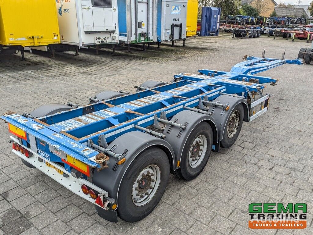 D-Tec FLEXITRAILER VCC-01 MULTI 3-Assen SAF - Schijfremmen - Liftas - poluprikolica za prevoz kontejnera