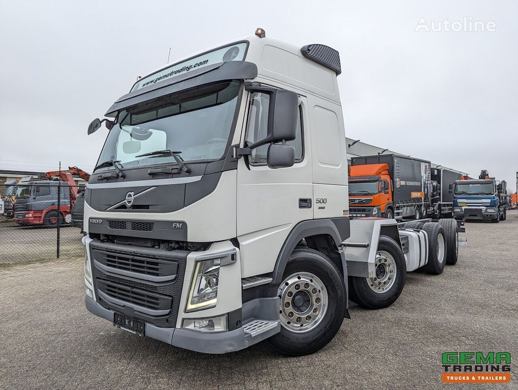 Volvo FM500 8x2/6 Globetrotter Euro 6 - Chassis Cab - Steering/Lift Ax kamion šasija